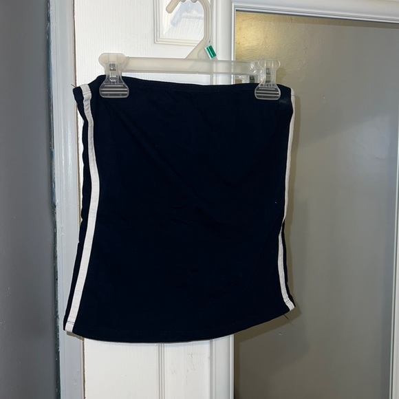 Papaya | Tops | Papaya Navy Blue And White Tube Top | Poshmark